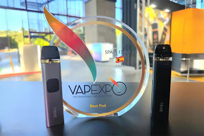 Innokin Trine Wins ‘Best Pod’ at Vapexpo Spain 2024 with Its Sustainab ...